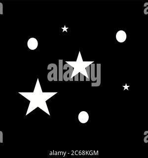 Unique Stars Vector Glyph Icon Stock Vector Image & Art - Alamy