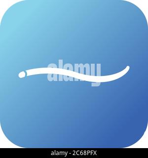 Unique Worm Vector Glyph Icon Stock Vector Image & Art - Alamy