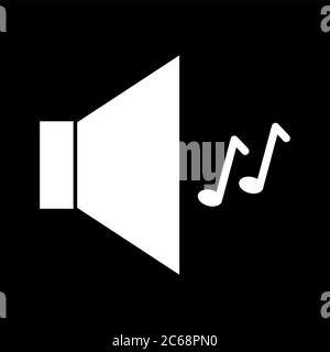 Unique Sound Vector Glyph Icon Stock Vector Image & Art - Alamy