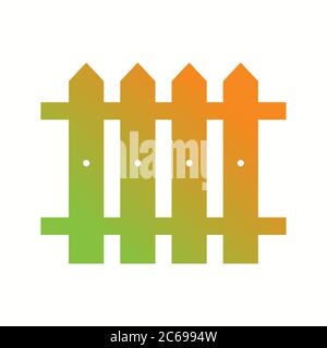 Unique Fence Glyph Vector Icon Stock Vector Image & Art - Alamy