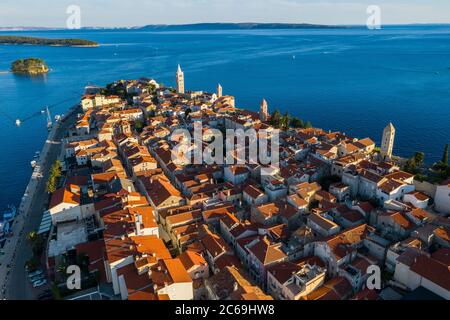 Old Town Rab Rab island bay of Kvarner Croatia Stock Photo - Alamy