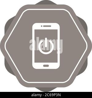 Unique Power Vector Glyph Icon Stock Vector Image & Art - Alamy