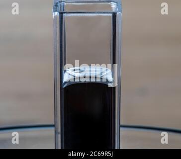 SCIENCE, PHYSICS, MERCURY. Mercury in a cuvette of 10mm horizontal size ...