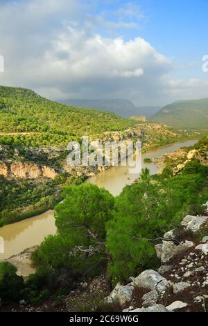 Goksu river landscape, Turkey. Place where in 1190, while on the Third ...