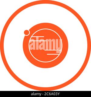 Unique Orbit Vector Glyph Icon Stock Vector Image & Art - Alamy