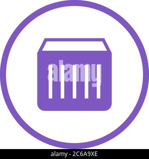 Unique Colors Box Vector Glyph Icon Stock Vector Image & Art - Alamy