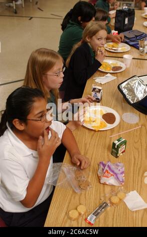 Austin, Texas USA, November 2003: Third grader uses dictionary while ...