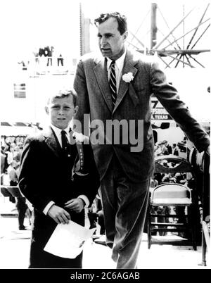 George Bush, president of Zapata Off-Shore oil company, is shown in ...