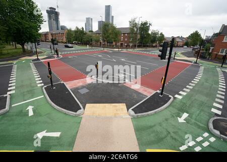 Manchester, UK. 8th July, 2020. The ‘UK-first' CYCLOPS (Cycle Optimised ...