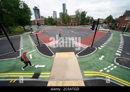 Manchester, UK. 8th July, 2020. The ‘UK-first' CYCLOPS (Cycle Optimised ...