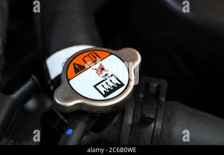 engine coolant cap Stock Photo - Alamy