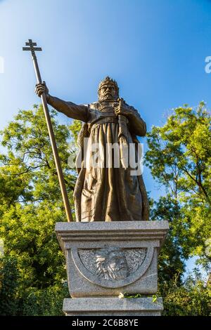 Monument of King Samuil in Sofia, Bulgaria in a summer day Stock Photo ...