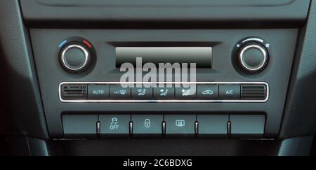 Car Air Conditioner buttons Stock Photo - Alamy