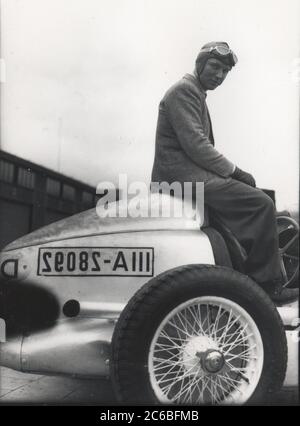 Racing driver - car Heinrich Hoffmann Photographs 1934 Adolf Hitler's ...