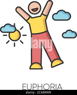 Euphoria Feeling Great Pleasure Happiness Concept Stock Photo - Alamy