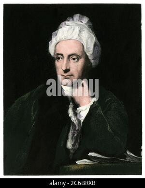 PORTRAIT OF COWPER. William Cowper, English poet, 1731 - 1800 Stock ...