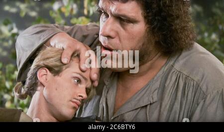 CARY ELWES, ANDRE THE GIANT, THE PRINCESS BRIDE, 1987 Stock Photo - Alamy