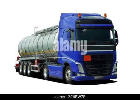 Fuel tanker truck Stock Photo - Alamy