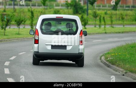 van going at high speed cornering Stock Photo - Alamy