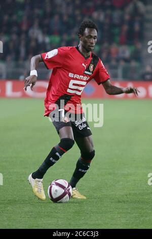 Jonathan Pitroipa during the Ligue 1, 2011 - 2012, Stade Rennais - FC ...