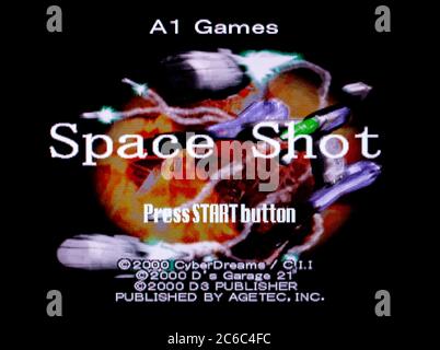 Space Shot - Sony Playstation 1 PS1 PSX - Editorial use only Stock ...