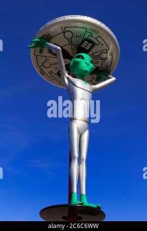 Alien Beef Jerky Store. Baker, California, USA Stock Photo - Alamy