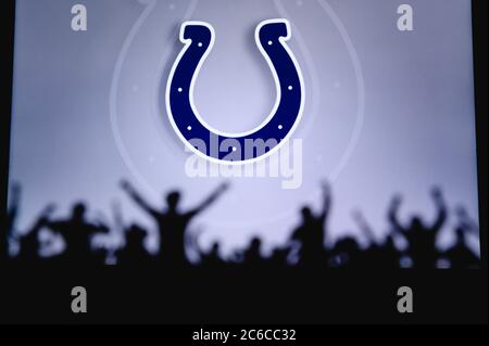 Indianapolis Colts. Fans support professional team of American National ...