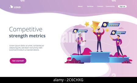 Sports rating system concept vector illustration Stock Vector Image ...