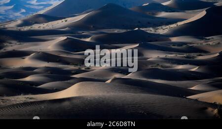 Scenery at Tengger Desert, Inner Mongolia, China Stock Photo - Alamy