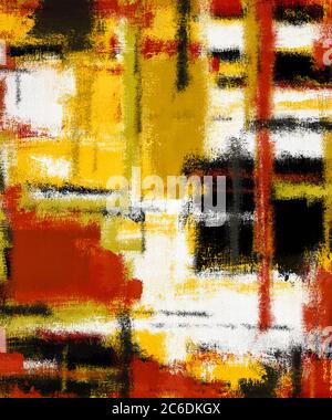 Abstract painting, Wall art, Canvas print, Oil paint, Modern drawing ...