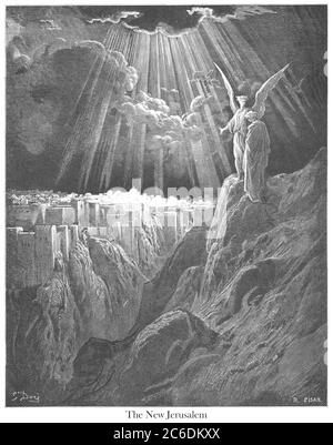 The New Jerusalem, Book of Revelation, New Testament, by Julius Schnorr ...