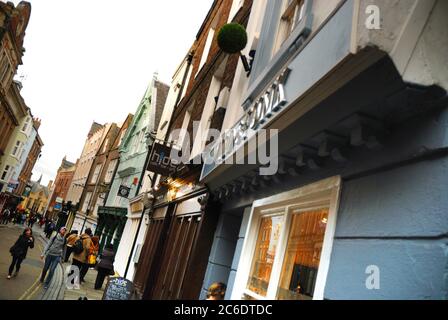 Shops and stores on Saddler Street in the city centre, Durham, County ...