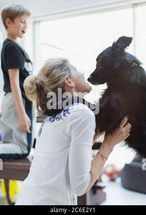 Child with dog Stock Photo - Alamy
