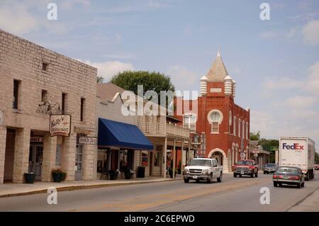 Weatherford, Texas July 18, 2005: Views of the courthouse square in ...