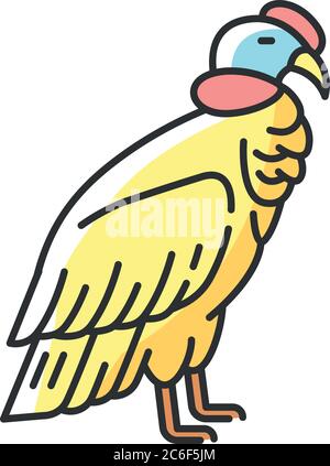 Condor vulture icon cartoon vector. Animal bird. Feather african ...