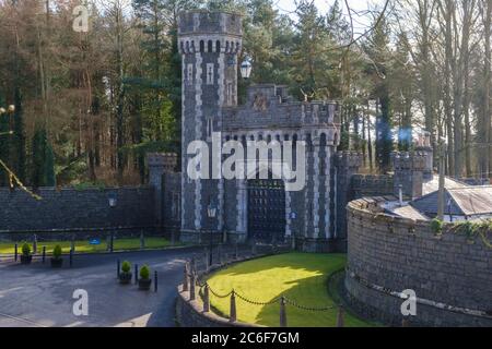 Grand entrance to Shanes Castle randalstown county antrim northern ...