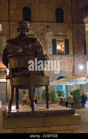 Statue of Puccini - Lucca was the birthplace of Giacomo Puccini (in ...
