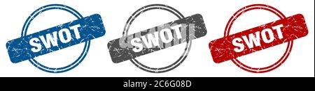 swot label. swot isolated seal. Retro sticker sign Stock Vector Image ...
