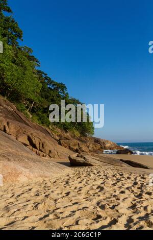 Paradise tropical Beach in Brazil, Carneiros Beach, Pernambuco Stock ...