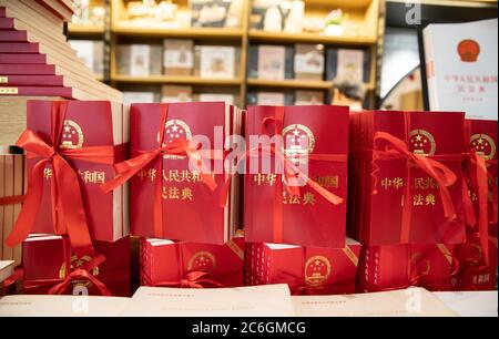 "China's Civil Code", the first civil code of China, are sold at a ...