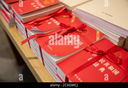 "China's Civil Code", the first civil code of China, are sold at a ...