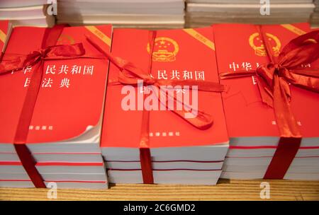 "China's Civil Code", the first civil code of China, are sold at a ...