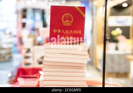 "China's Civil Code", the first civil code of China, are sold at a ...