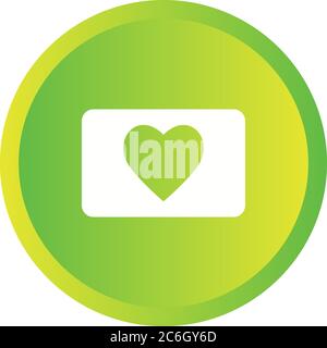 Unique Heart Vector Glyph Icon Stock Vector Image & Art - Alamy