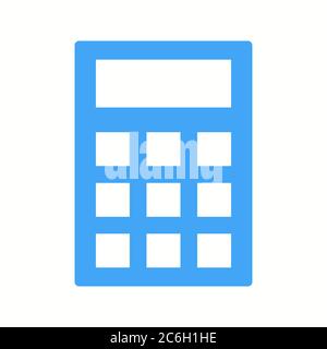 Unique Calculator Vector Glyph Icon Stock Vector Image & Art - Alamy