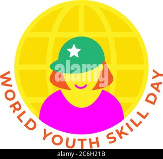 Logo Design for celebrating World Youth Skills Day in Vector ...