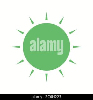 Unique Sun Vector Glyph Icon Stock Vector Image & Art - Alamy