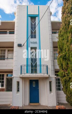 Streamline Moderne or Ocean Liner style home, a variation on 1930s Art ...