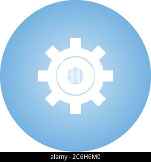 Unique Settings Vector Glyph Icon Stock Vector Image & Art - Alamy