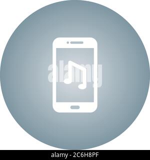 Unique Music App Vector Glyph Icon Stock Vector Image & Art - Alamy